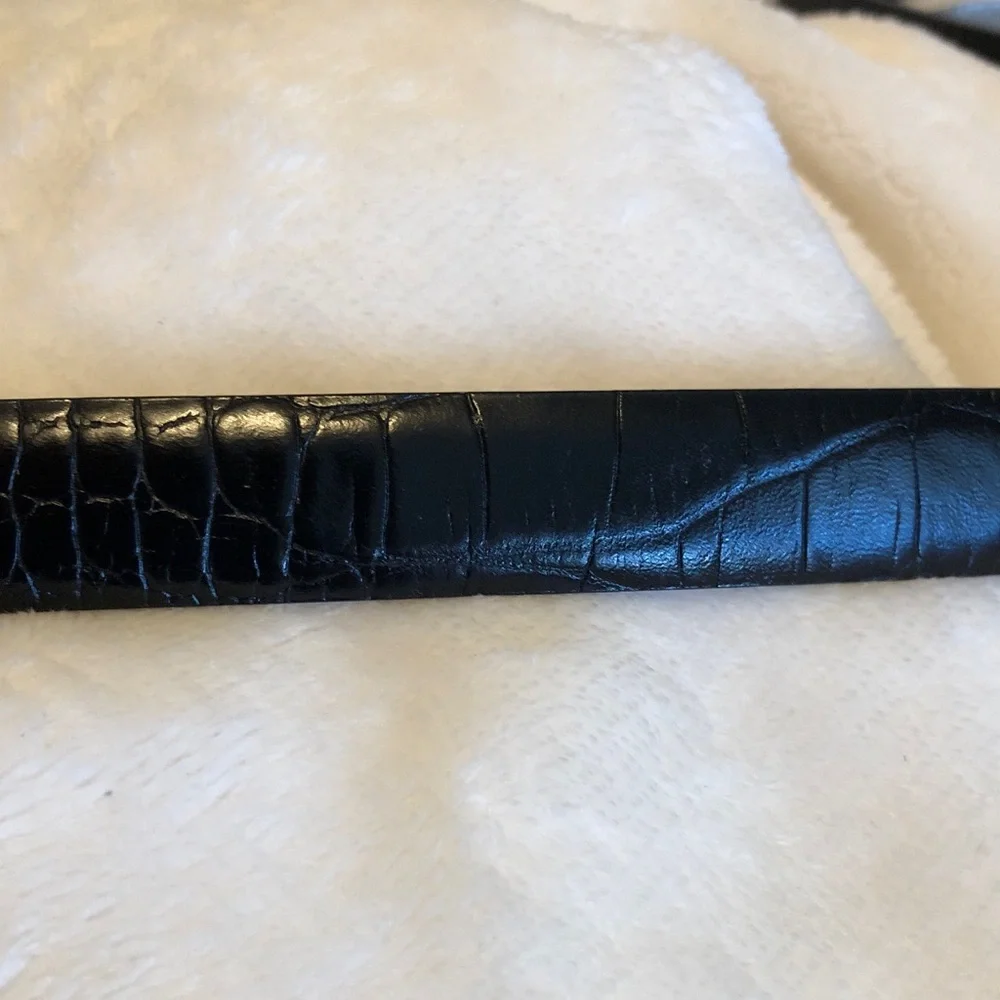 Lauren Ralph Lauren | Accessories | Lauren Ralph Lauren Black Leather ...